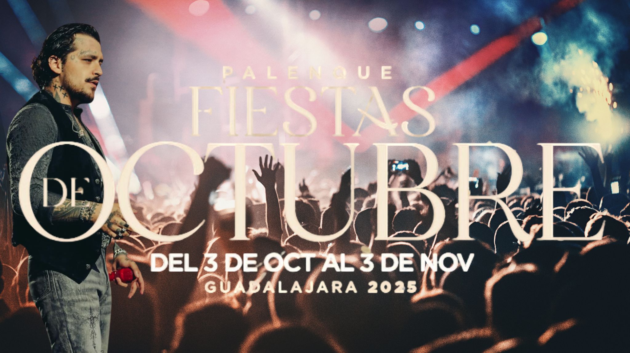Cartel oficial de el Palenque de Fiestas de Octubre 2025: Todos los ...