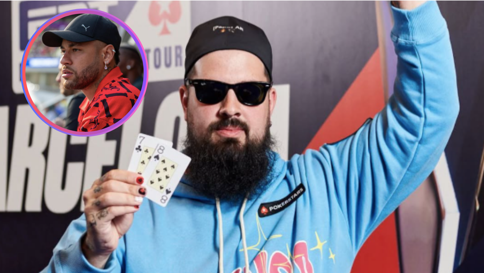 ¿Neymar ayudó al rapero Papo MC a ganar millonario torneo de póker?