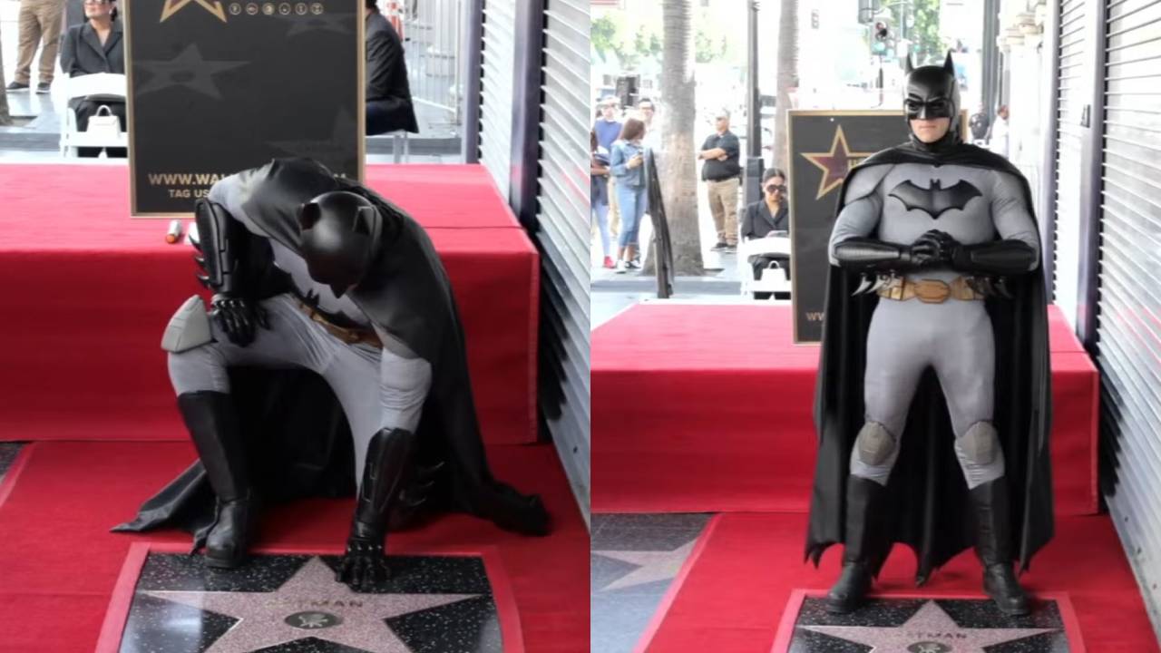 (FOTOS) Batman recibe su estrella en el Paseo de la fama de Hollywood y ...