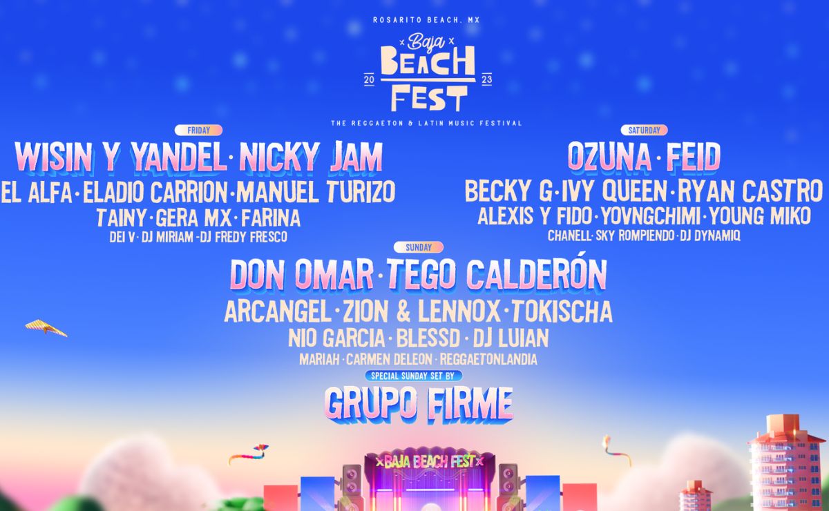 Baja Beach Fest 2023: cartelera (lineup), precios y dónde es