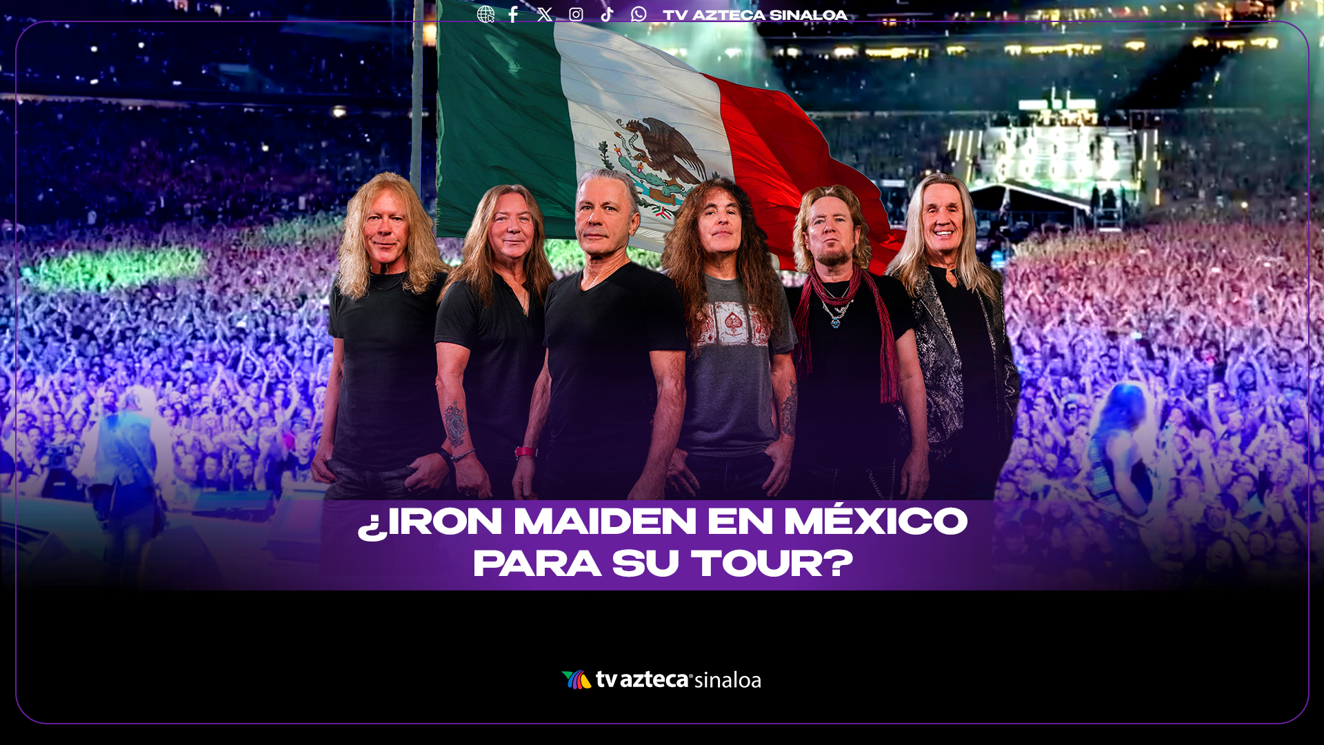 Iron Maiden regresa a México en su Run For Your Lives World Tour 2026 ...