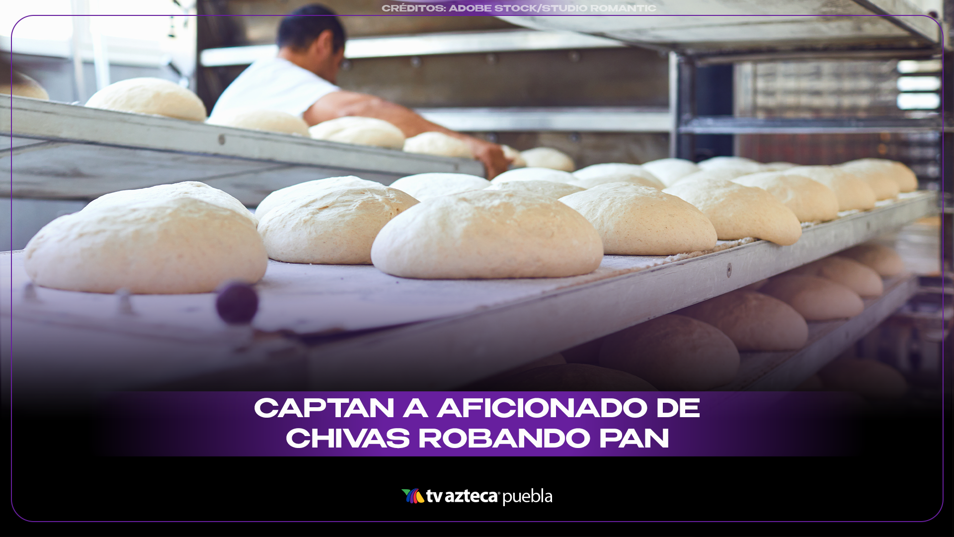 Aficionado de Chivas es captado robando pan dulce