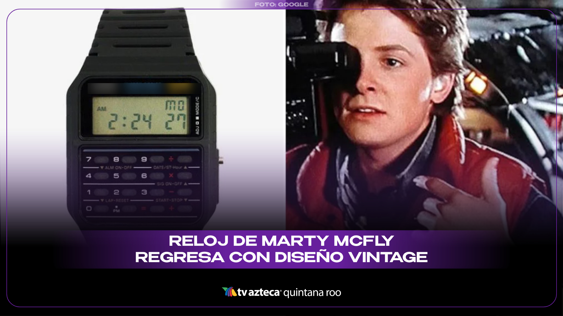 Vuelve el clásico reloj de ‘Regreso al futuro’ con un diseño vintage