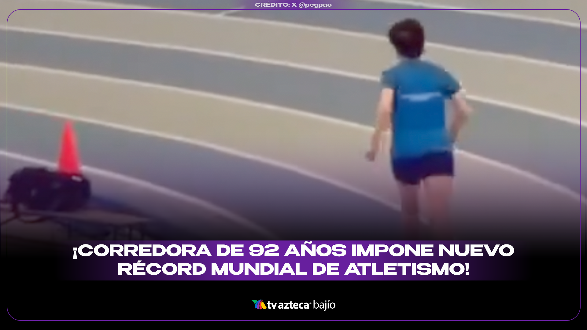 Récord mundial de atletismo: corredora de 92 años impone nueva marca