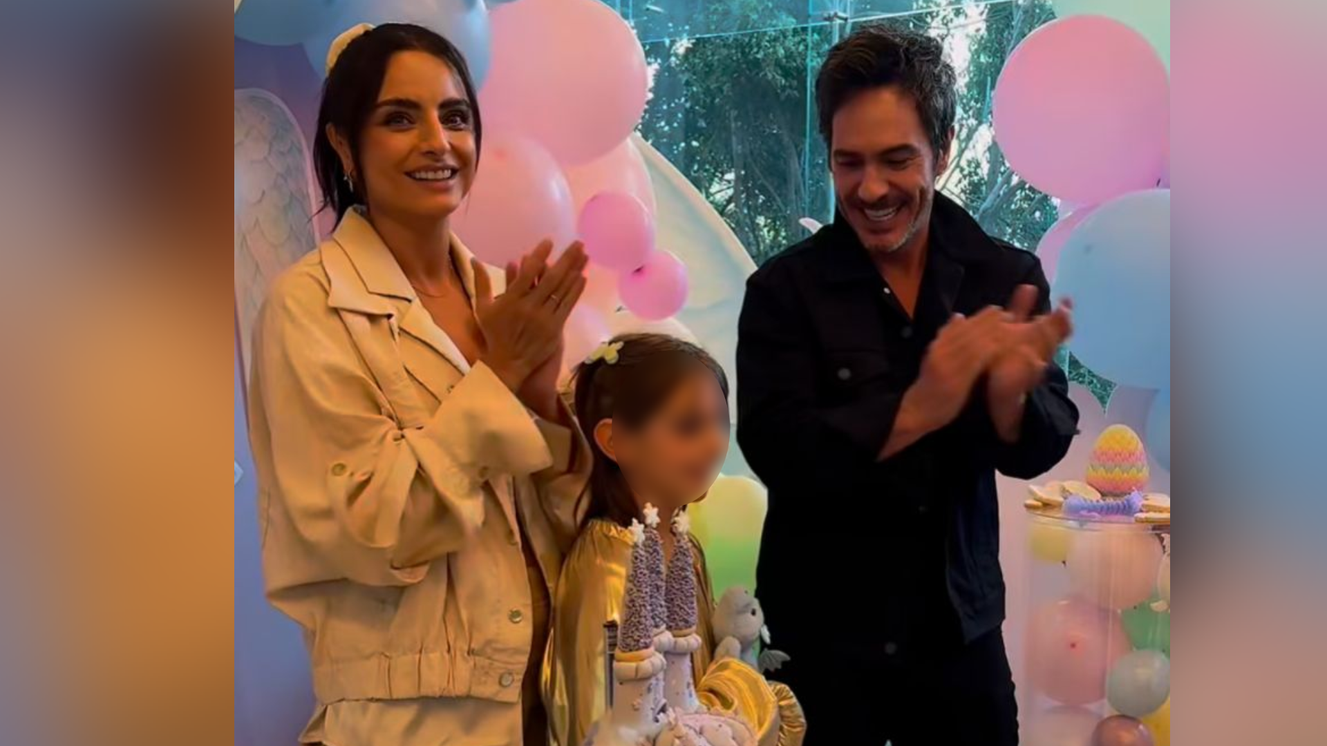 Aislinn Derbez y Mauricio Ochmann celebran juntos los 8 años de su hija ...