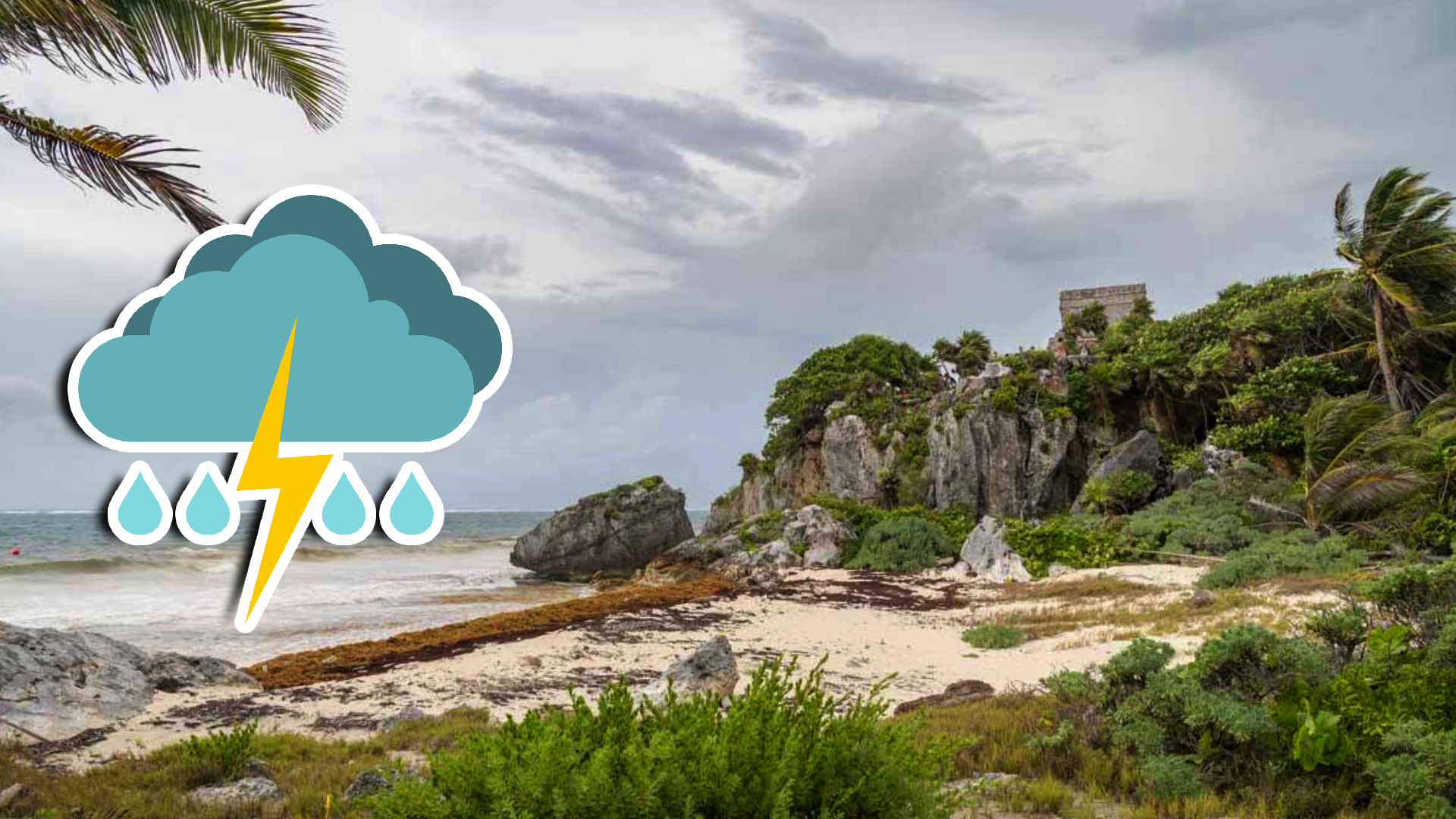 Tulum: Esta es la hora en la que lloverá este 19 de octubre de 2025