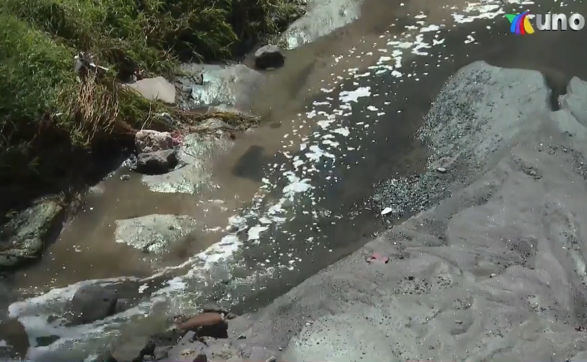 El Río Rabanillo en Puebla está contaminado