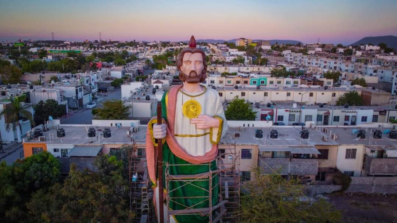 ¿Dónde se encuentra el San Judas Tadeo más grande del mundo?
