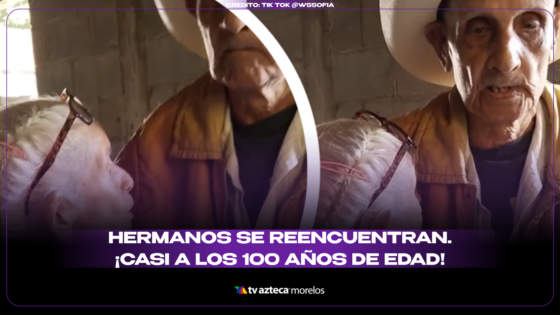 Hermanos se reencuentran… ¡Casi a los 100 años de edad!