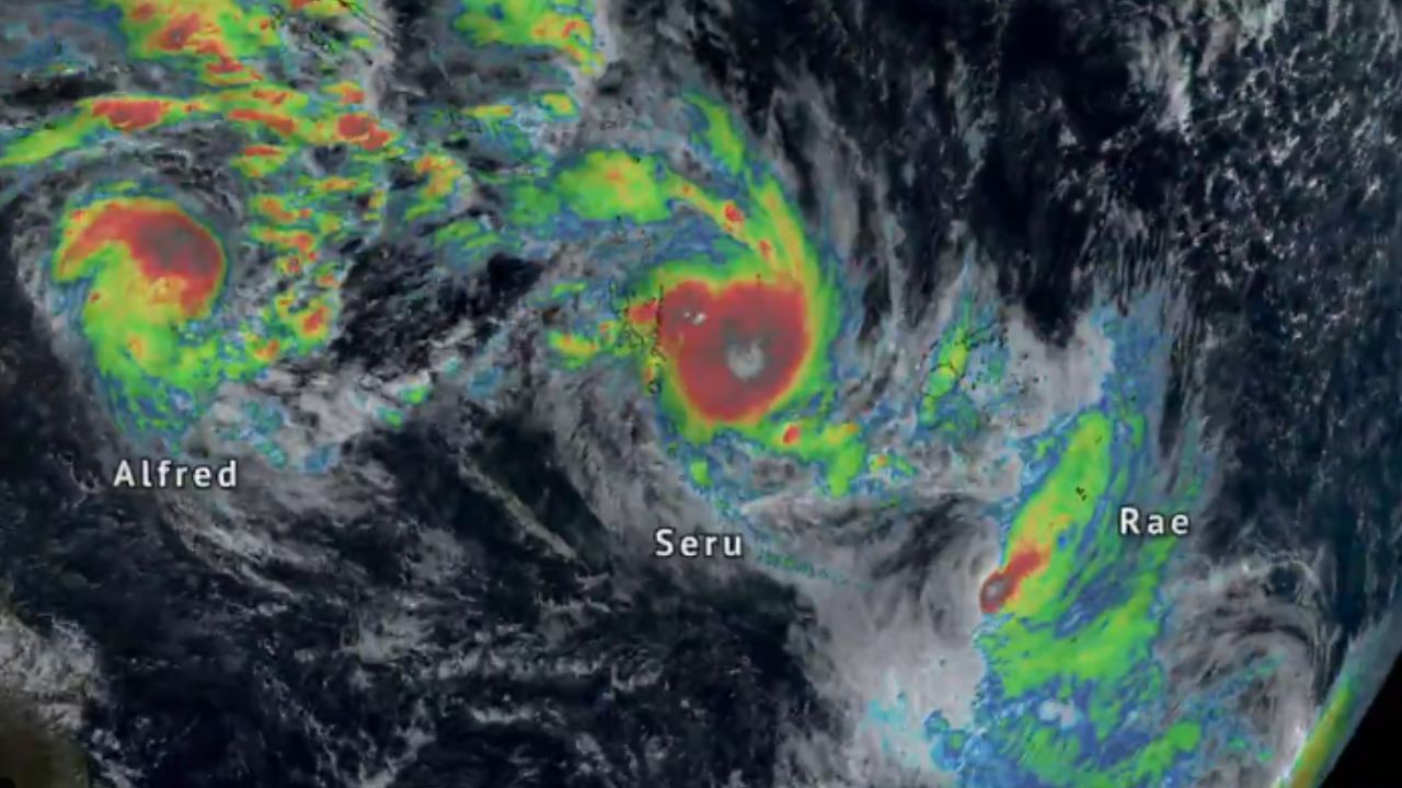 Tres ciclones tropicales se forman al mismo tiempo en el Pacífico Sur: ¿Podrá afectar a México?