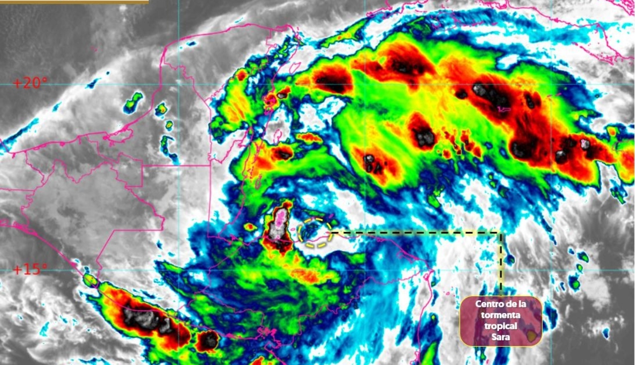 Alerta Azul: Tormenta Tropical Sara provocará lluvias intensas e ...