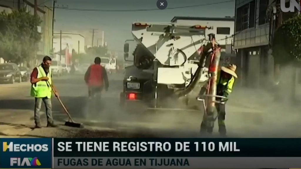 Se registran 110 mil fugas de agua en Tijuana y Playas de Rosarito