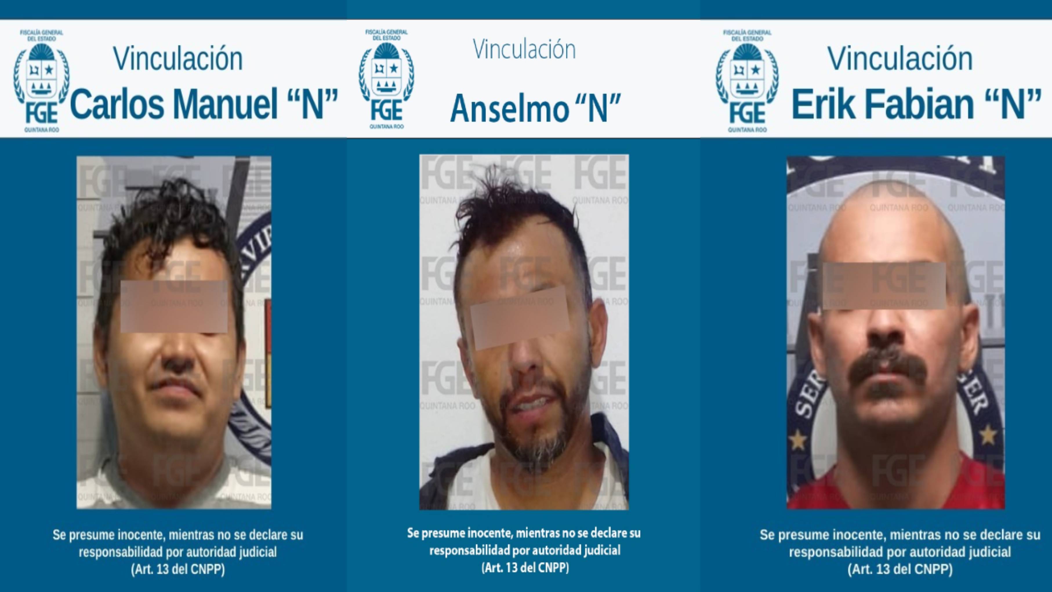 FGE vincula a proceso a a 6 hombres por el delito de violencia familiar en Quintana Roo | TV ...