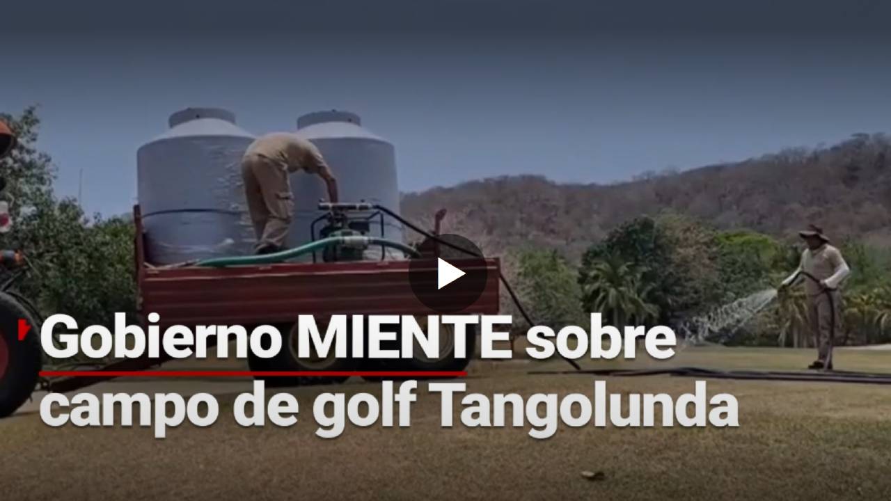 El Gobierno Federal no ha invertido un peso en el Club de Golf Tangolunda