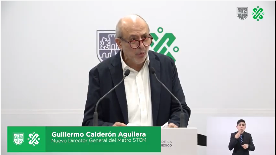 Guillermo Calderón es el nuevo director Metro CDMX, destituyen a Serranía