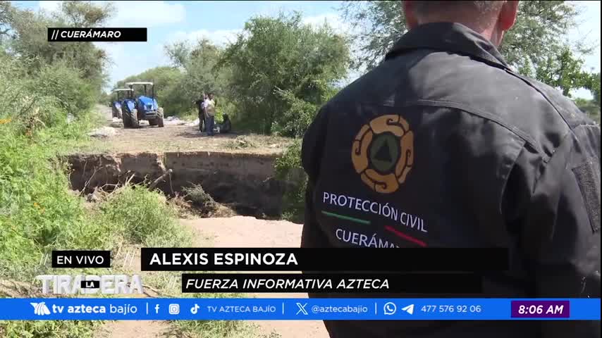 Socavón en la comunidad de La Carroza; ¿Cómo afectó los sembradíos en ...