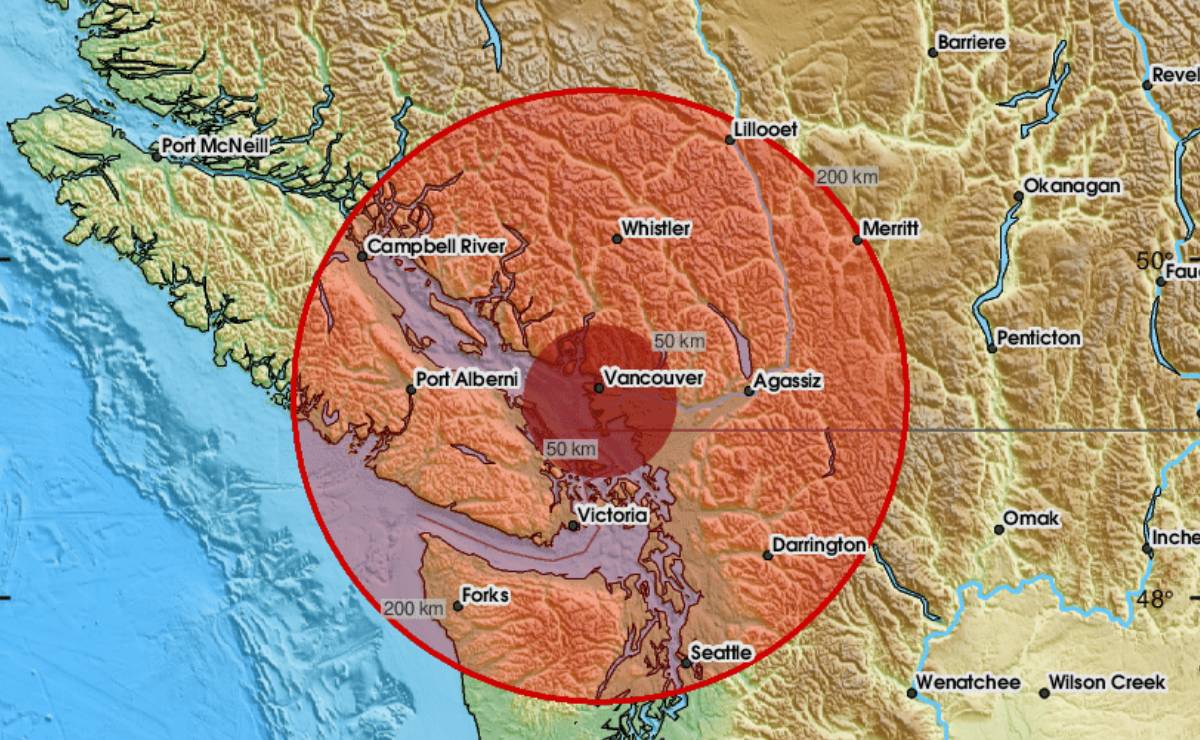 Sismo hoy en Canadá: ¿De cuánto fue y que zonas afectó?