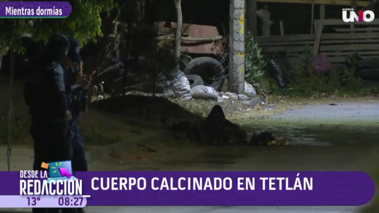 Hallazgo de un cuerpo calcinado en la colonia Tetlán genera intensa ...