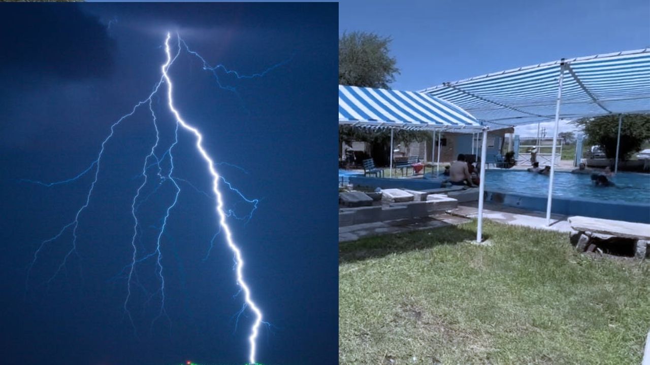 Durango: hombre es alcanzado por rayo en una alberca