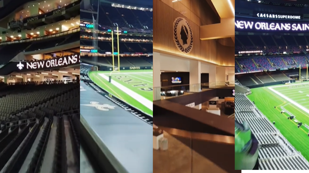 VIDEO: Así es por dentro el Caesars Superdome, sede del Super Bowl 2025 ...
