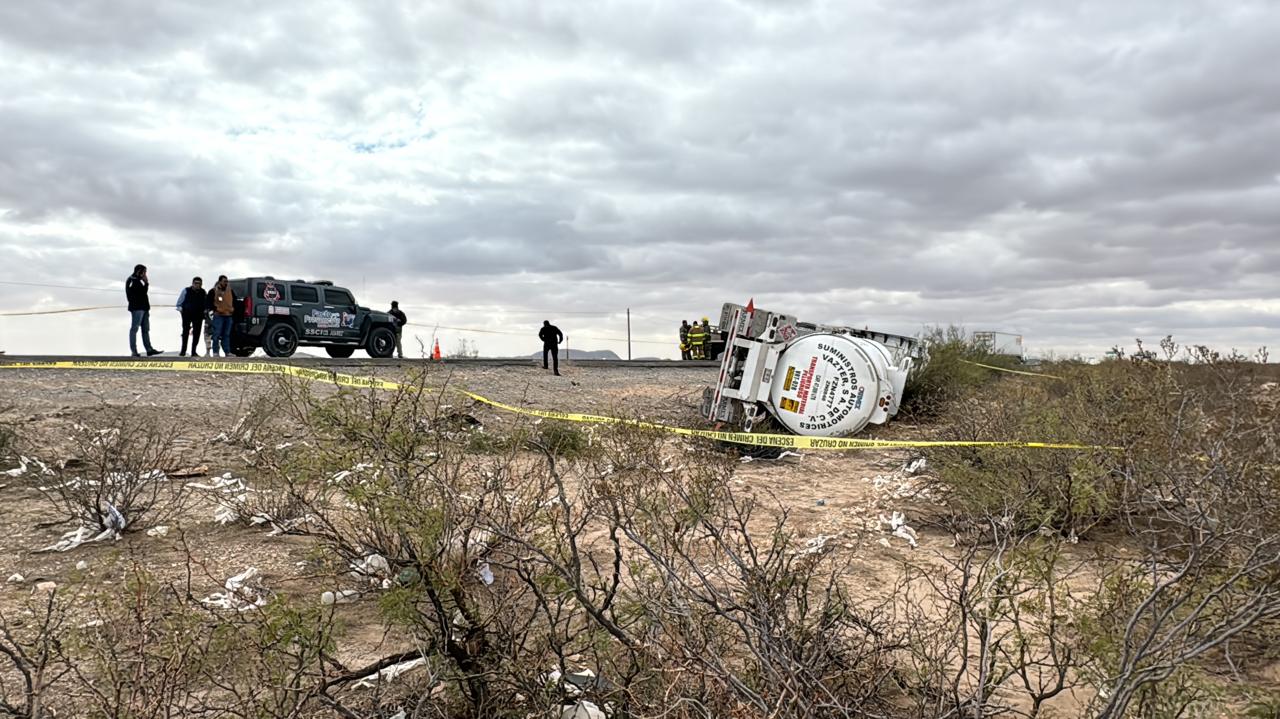Accidentes en Ciudad Juárez: Se registra volcadura de pipa y derrame de ...