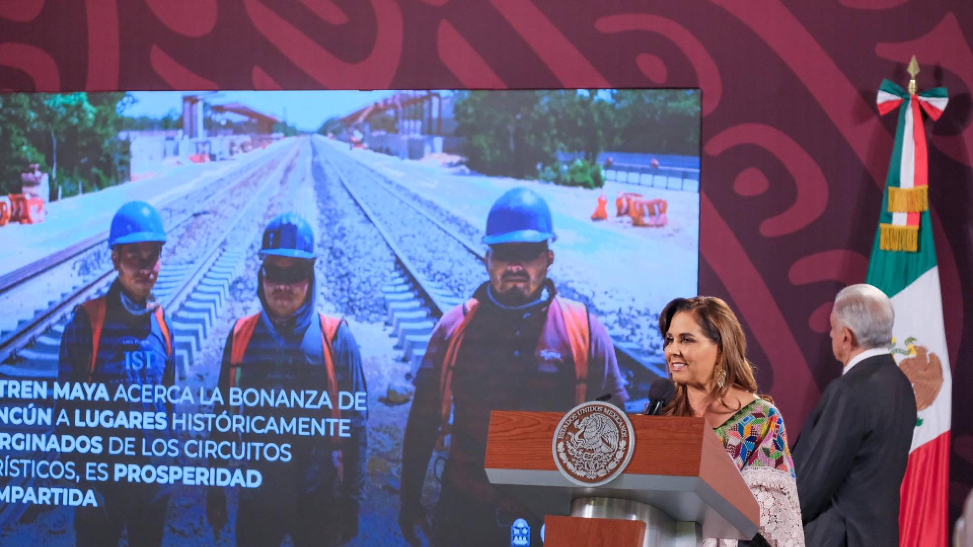 Mara Lezama comparte beneficios del tramo 4 del Tren Maya