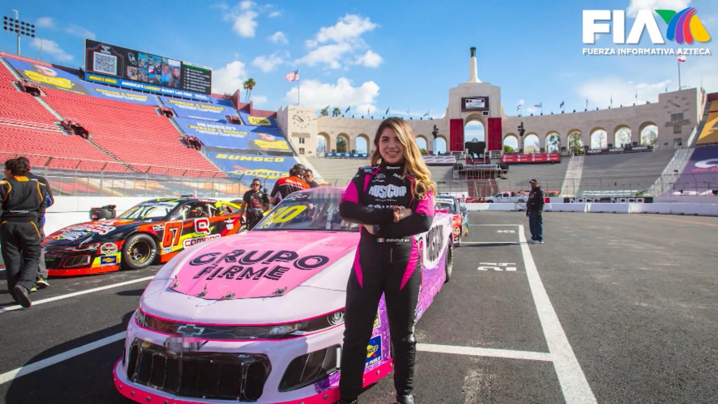 Regina Sirvent, primera mujer piloto que participa en NASCAR