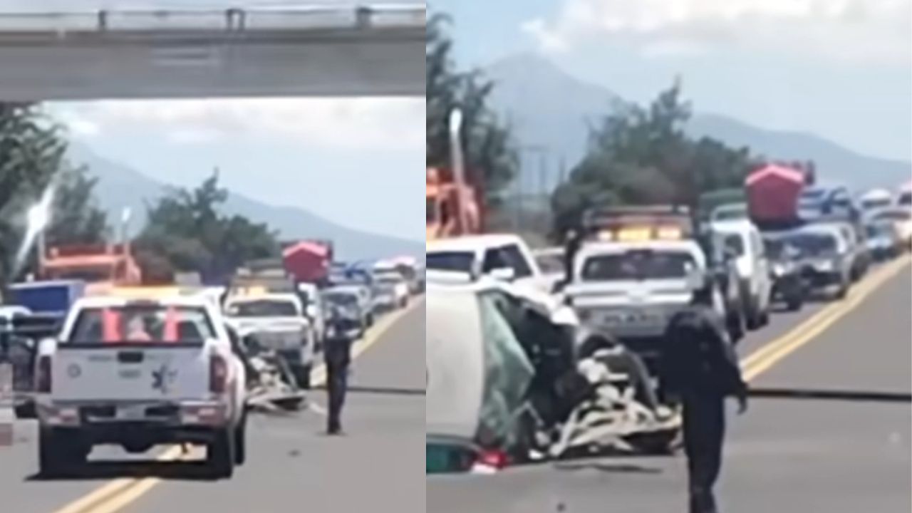 Fuerte choque en la carretera Tlaxco-Apizaco deja heridos hoy 22 de julio de 2025