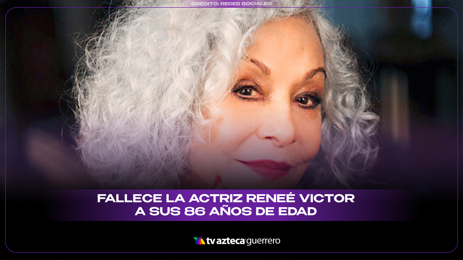 Muere Renée Victor a los 86 años: actriz y voz original de la abuelita ...