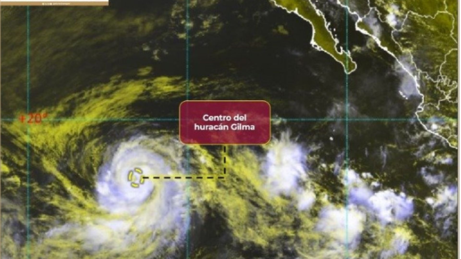 Huracán Gilma se intensifica a categoría 2 esta es su trayectoria