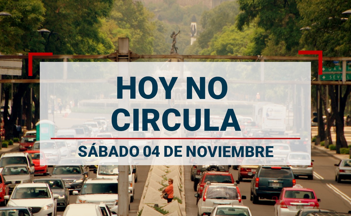 Hoy No Circula Sabatino: ¿Qué autos descansan este 4 de noviembre en CDMX y Edomex?