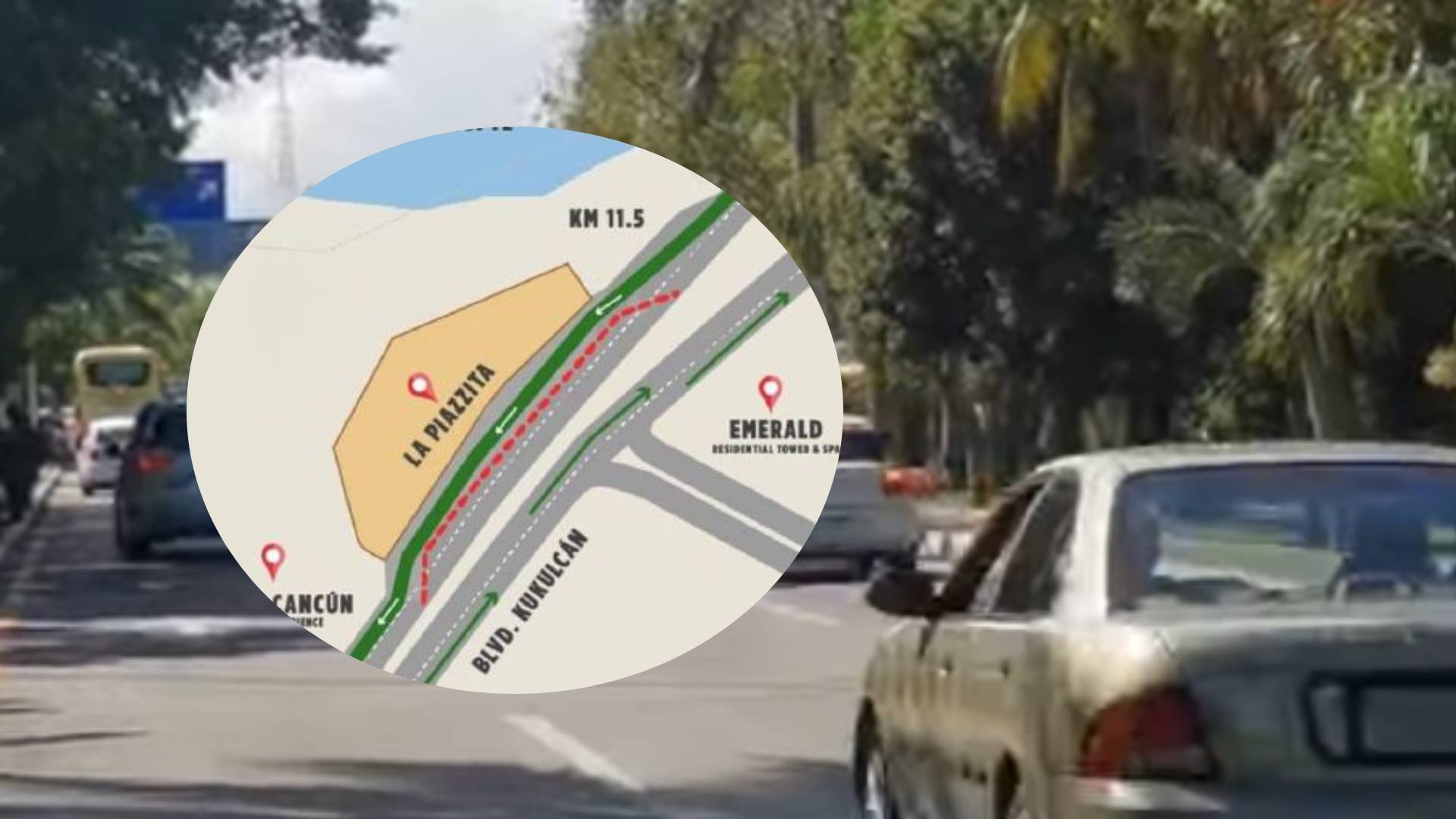 Tráfico Cancún: Anuncian desviación y cierre en el Boulevard Kukulkán desde 20 de agosto hasta ...