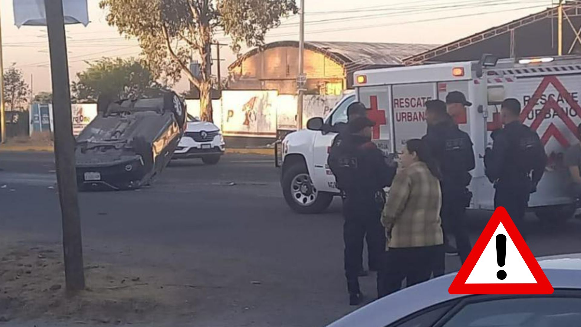 ¿Cómo fue la volcadura de la carretera 45 sur la mañana de hoy 29 de marzo?