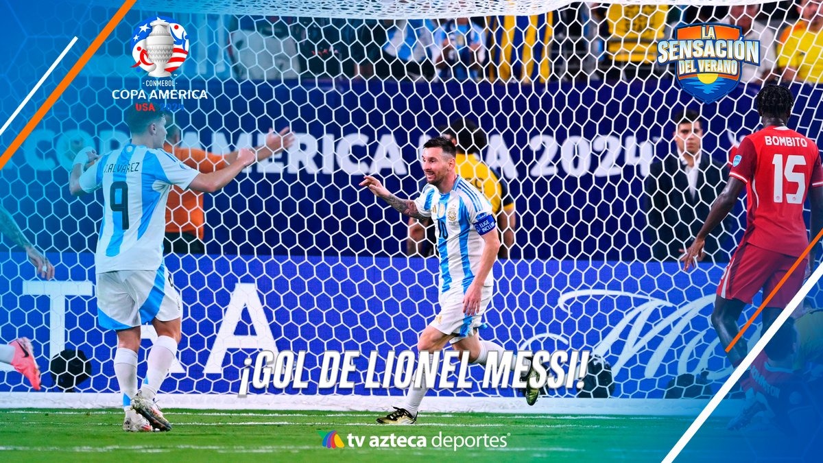 Gol de Lionel Messi | Argentina 2-0 Canadá | Copa América 2024