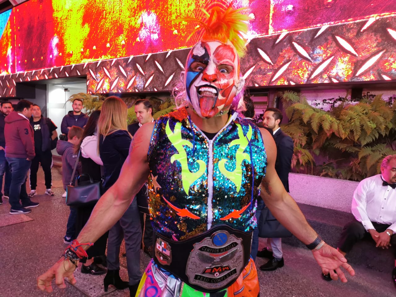 Psycho Clown jamás ha repetido máscara