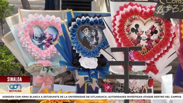 Culiacán se prepara para los regalos de San Valentín (VIDEO)