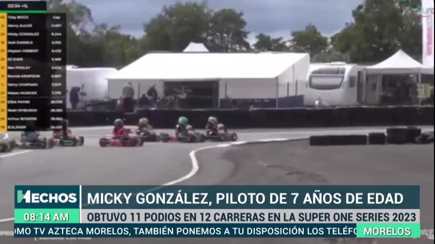 Piloto de 7 años de edad debuta en Super One Series de Inglaterra