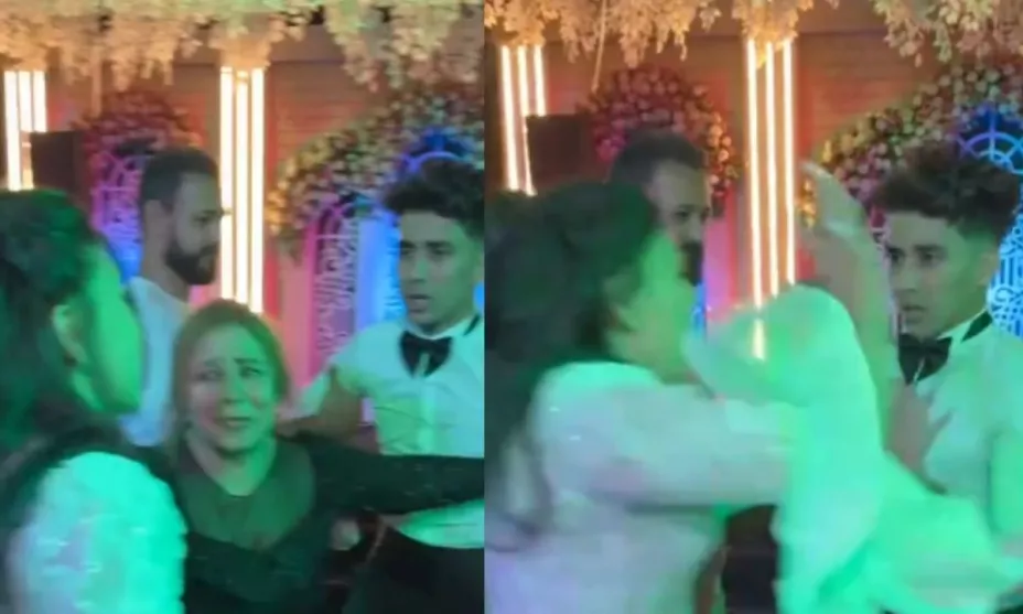 Video: En plena boda, novio le pide matrimonio a la mejor amiga de su esposa desatando fuerte pelea