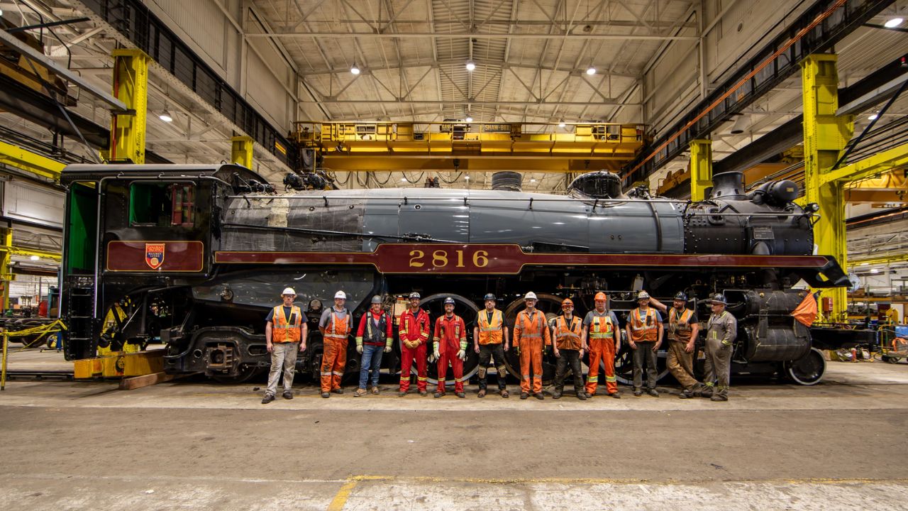 “La Emperatriz”: Así luce la histórica locomotora por dentro (FOTOS)