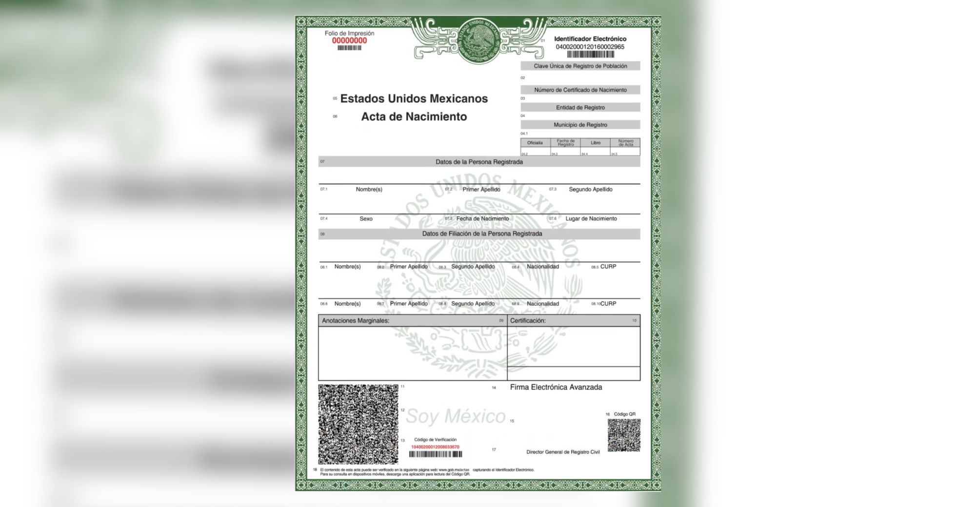 ¿Cómo es el nuevo formato único de la copia certificada del acta de ...
