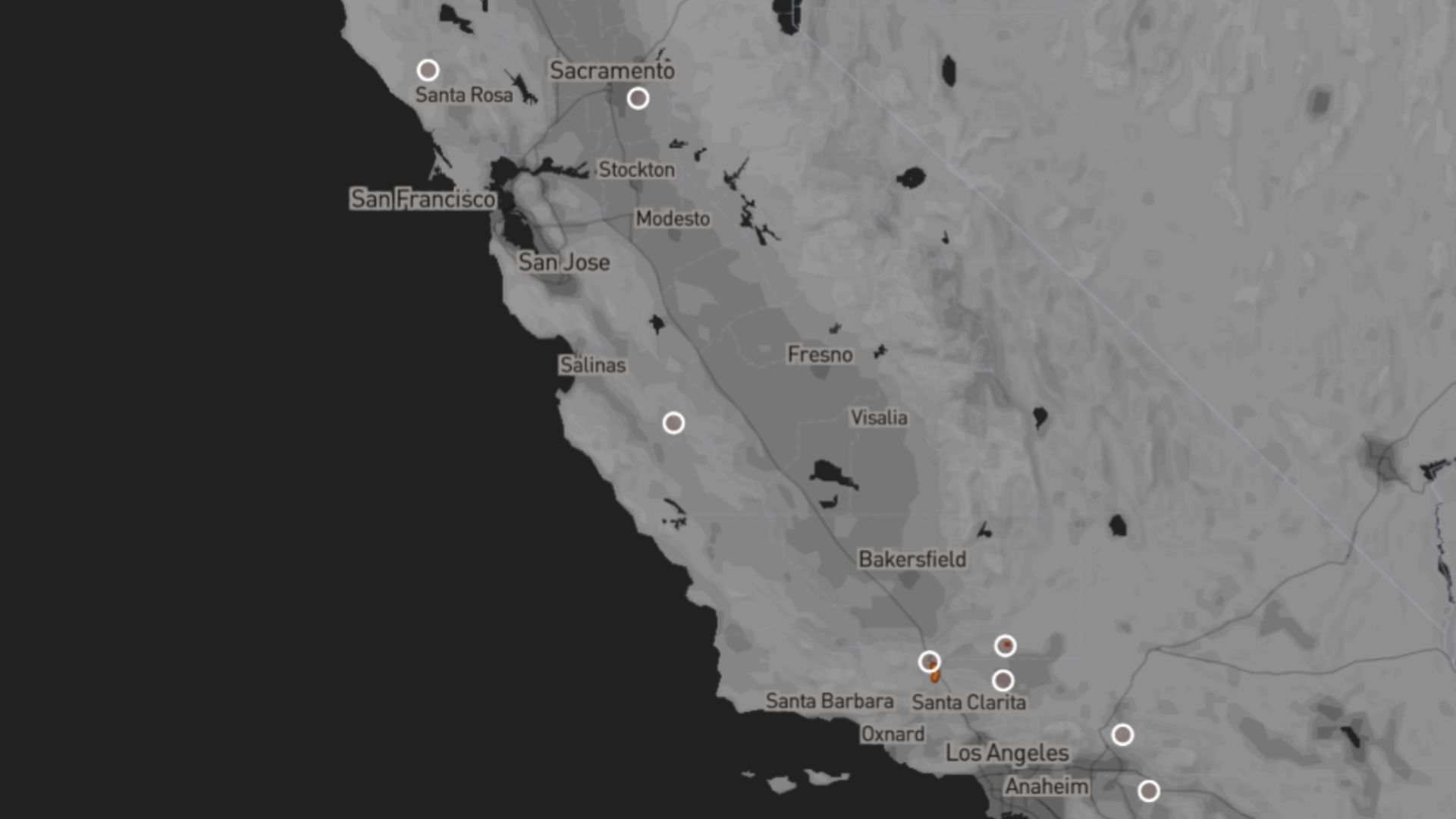 Mapa de los incendios en California: checa aquí los focos más fuertes