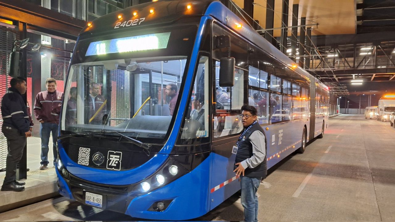 Trolebús Chalco-Santa Martha: Las primeras imágenes del nuevo ...