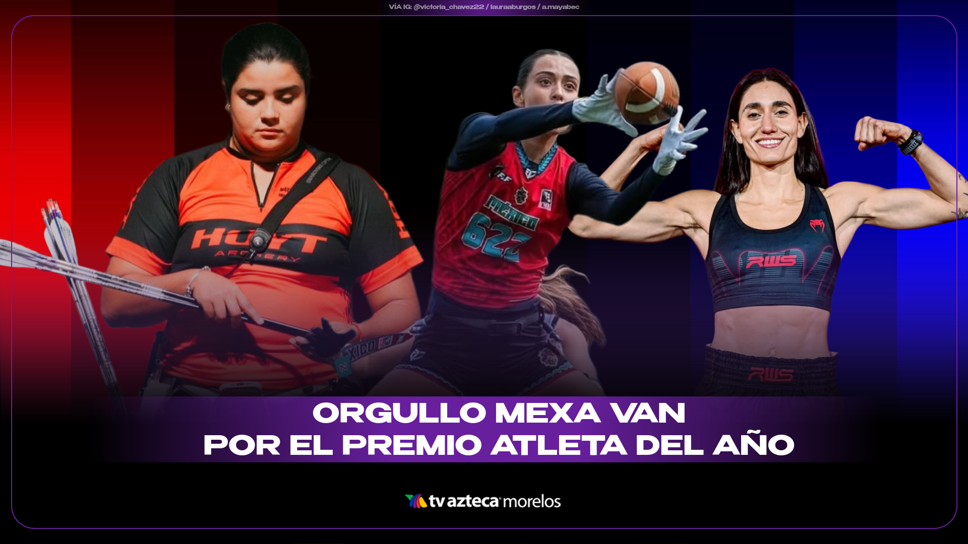Orgullo mexicano: tres atletas van por el premio Atleta del Año