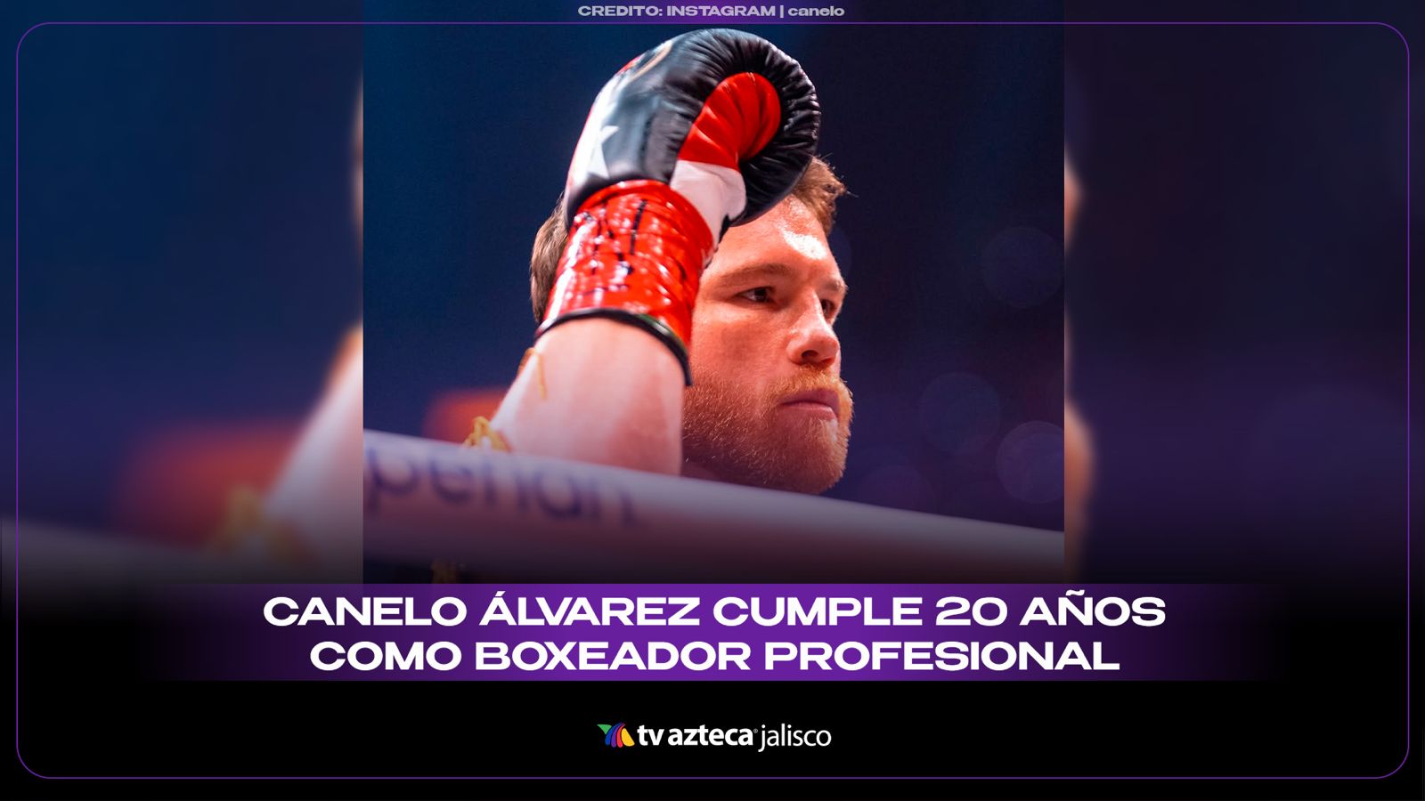 VIDEO | Canelo Álvarez cumple 20 años como profesional: así fue su ...