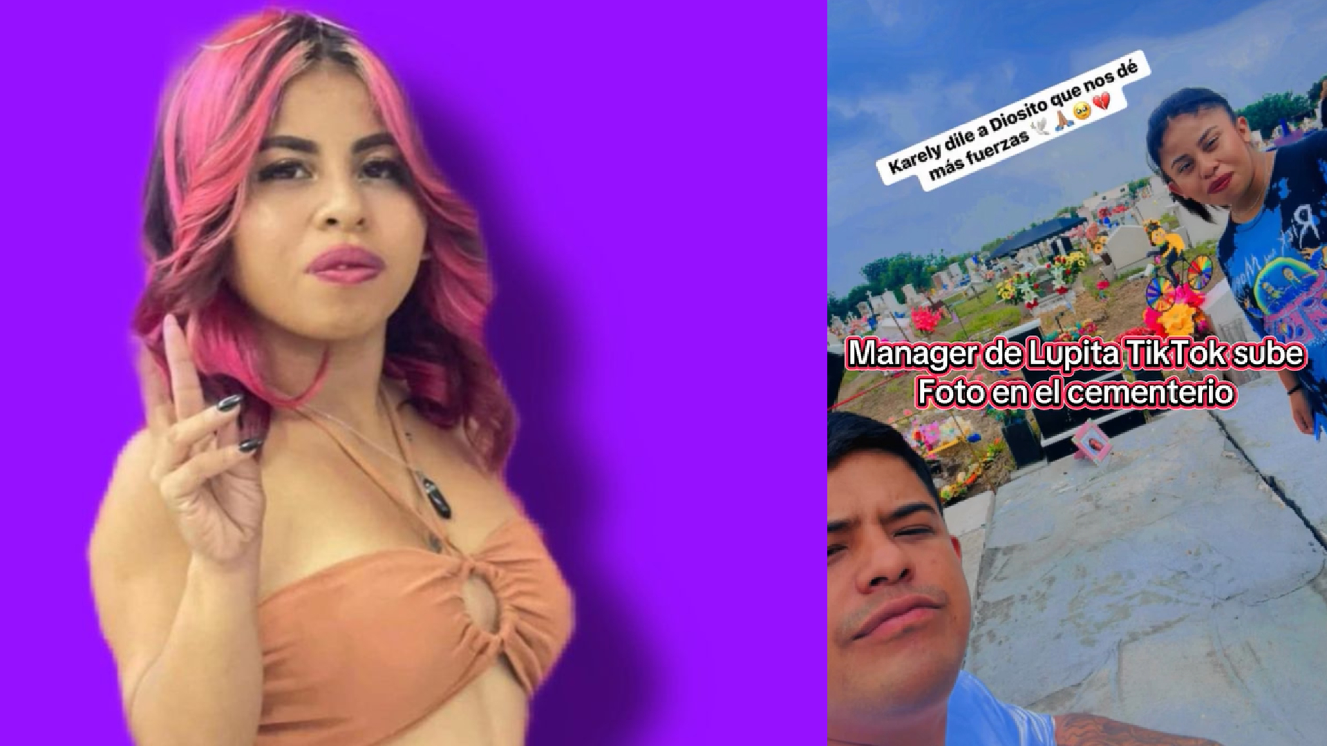 VIDEO: Lupita TikTok reaparece con nuevo look tras muerte de su hija; fue a su tumba