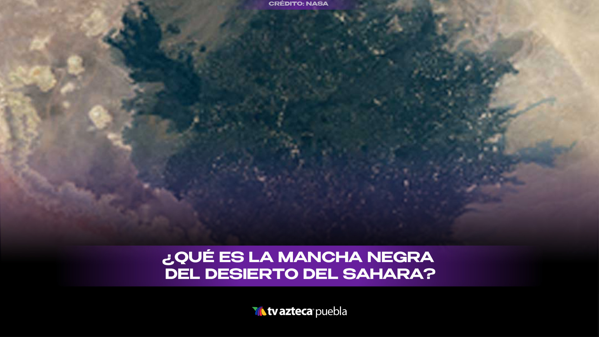 Macizo de Haruj: volcán en Libia visible desde el espacio