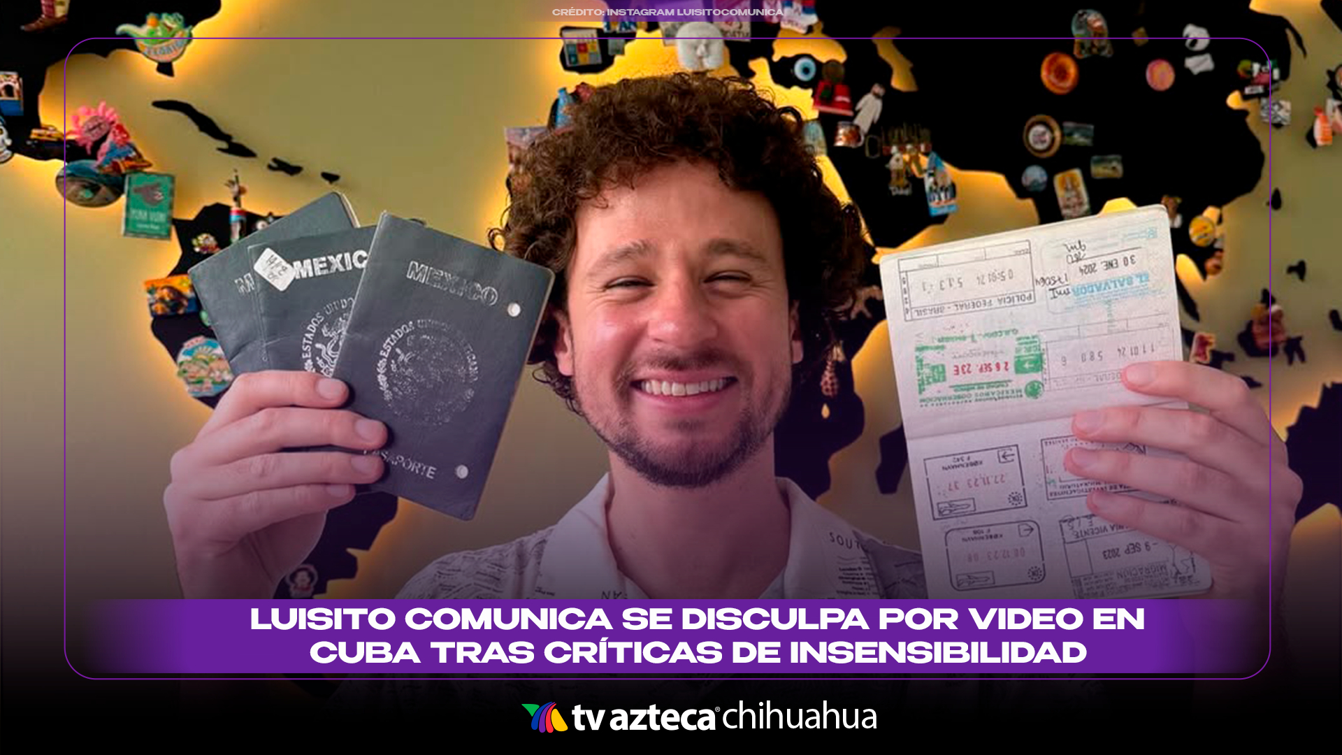 Luisito Comunica se disculpa por video en Cuba: "Fui insensible con la realidad del país"