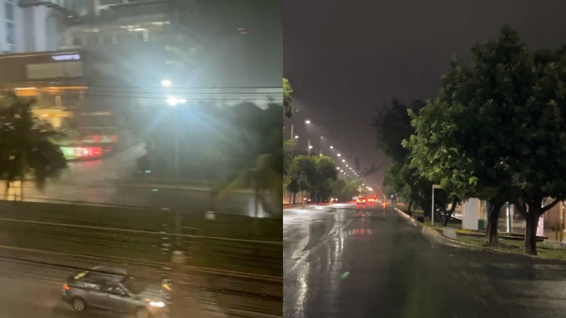Así lucen las calles de Cancún por la tormenta tropical Helene HOY 25 de septiembre; VIDEO