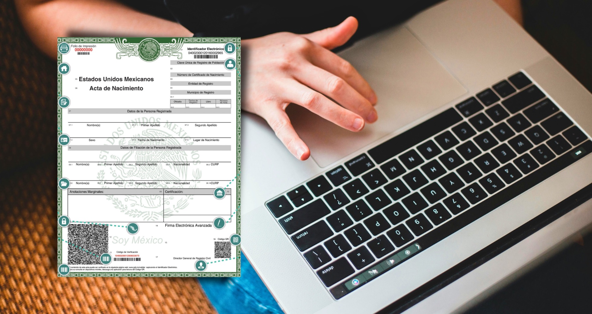 Cómo corregir el Acta de Nacimiento en línea y actualizar datos paso a paso