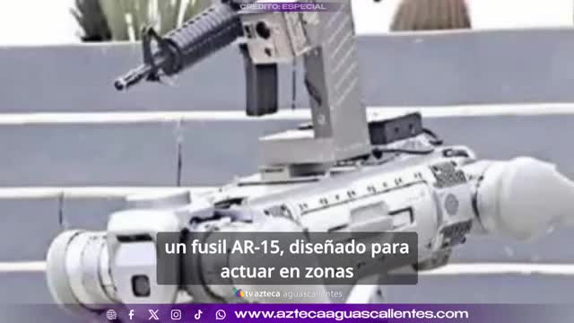 Perro robot armado en Zacatecas: así es el nuevo sistema de seguridad ...